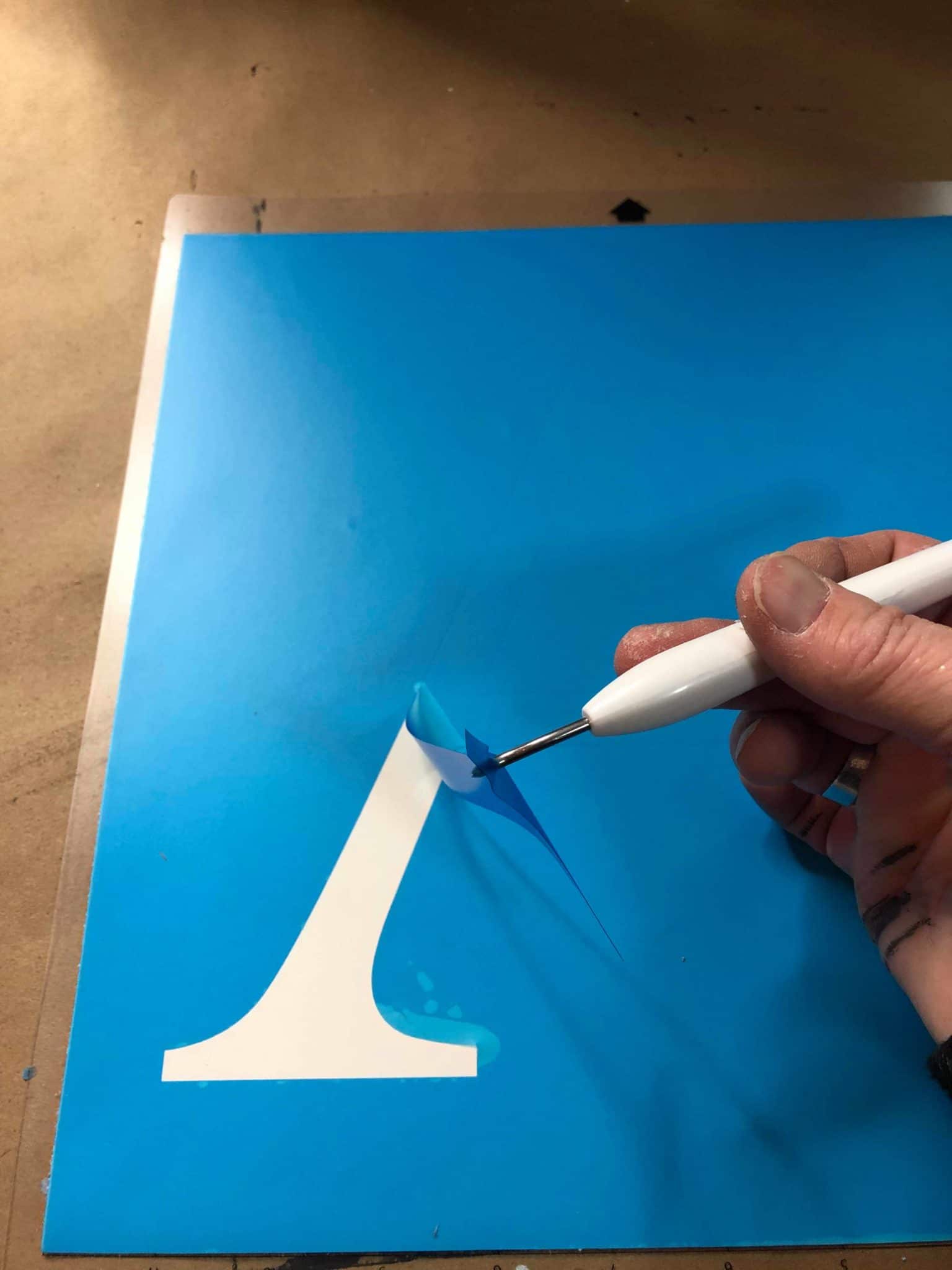 Wood Sign Face Lift | Lori Apgar Creates