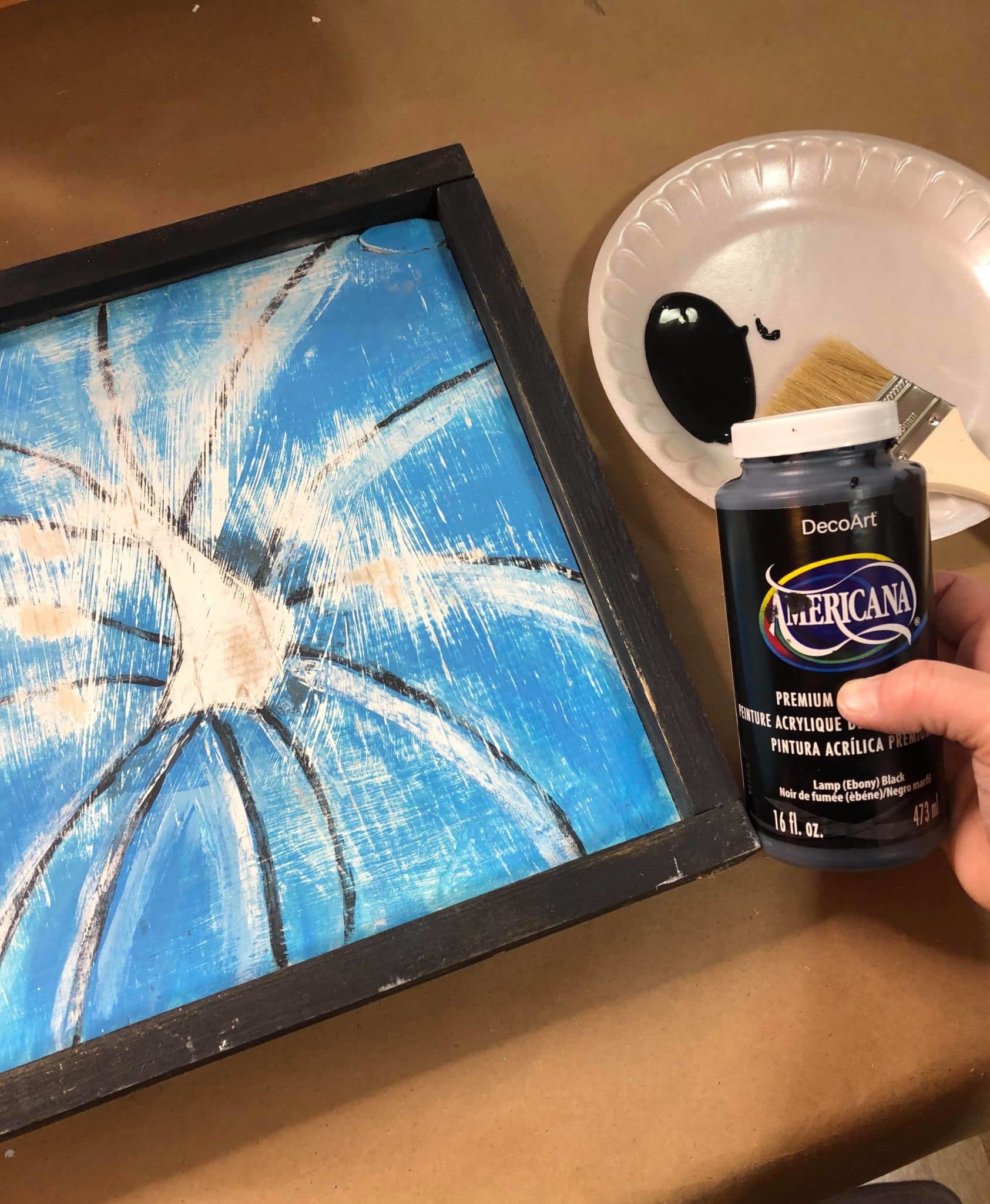 Wood Sign Face Lift | Lori Apgar Creates